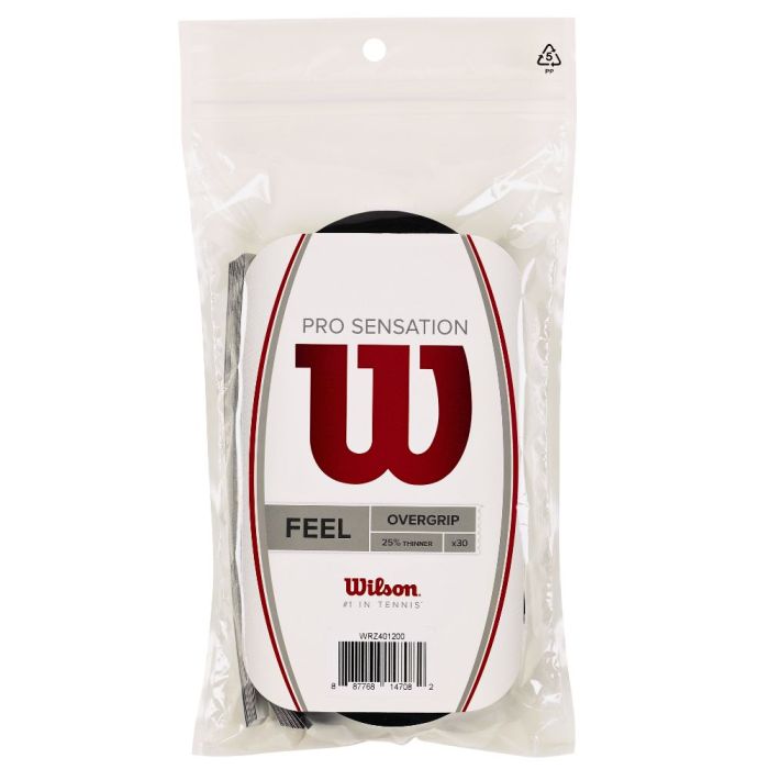 Wilson Pro Overgrip Sensation - Pack of 30 - Black