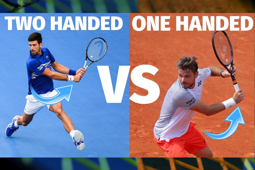 Difference Between One Hander vs Two Hander Backhand - Blog